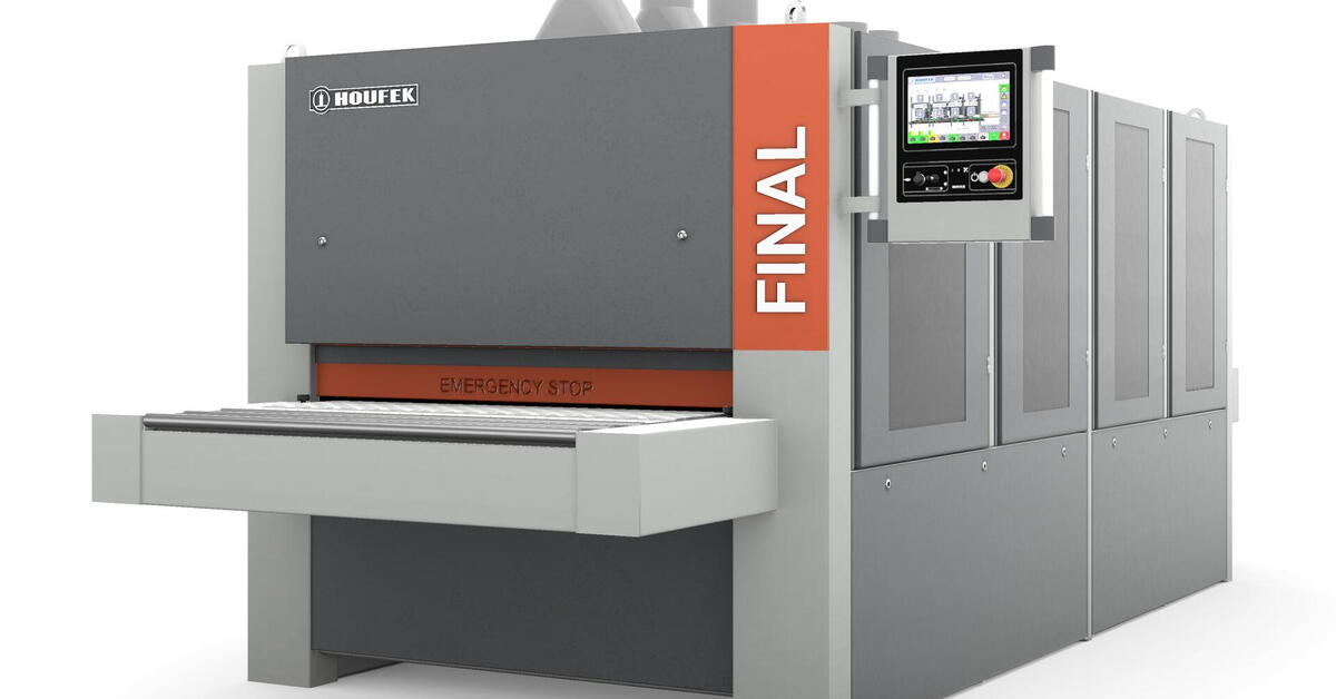 Brushing machine FINAL 1100 DDBB | HOUFEK a.s.